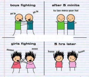 10 Funny Memes Showing Girl's Fighting And Their Common Strategy 😛 ...