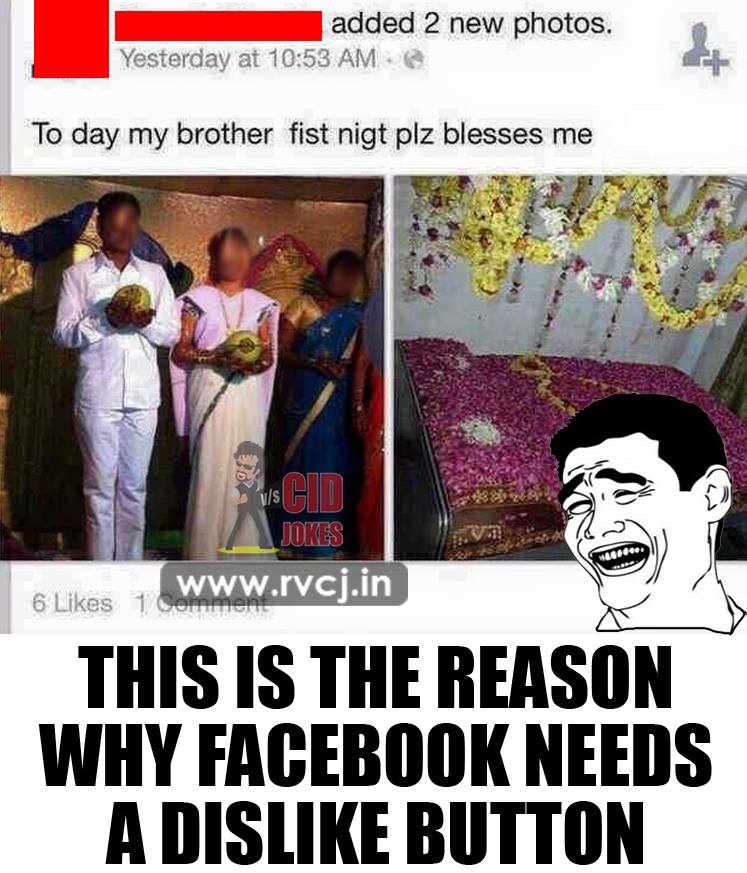 10 Facebook "DISLIKE BUTTON" Memes Which Will Make You Laugh Hard ...