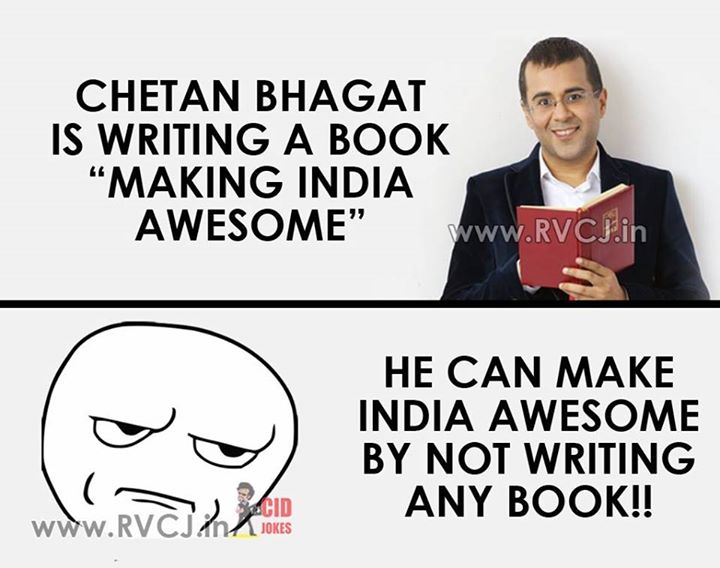 Chetan Bhagat Meme4 - RVCJ Media