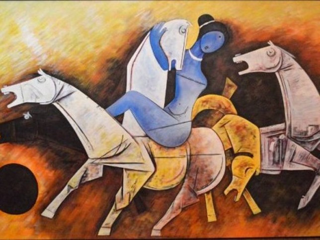 15 MF Hussain's Controversial Paintings Which Created Stir In The ...