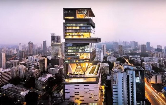 This Is What Ambani's Billion Dollar Residence - ANTILIA Looks Like ...