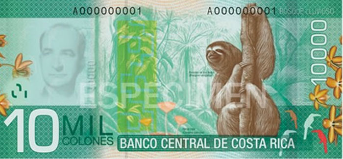 Beautiful Currency Notes Costa Rica - RVCJ Media