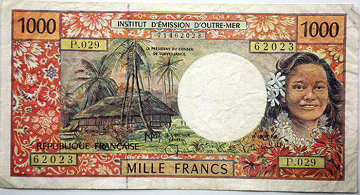 Beautiful Currency Notes French Polynesia - RVCJ Media