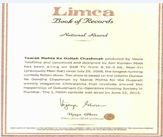limca record - RVCJ Media