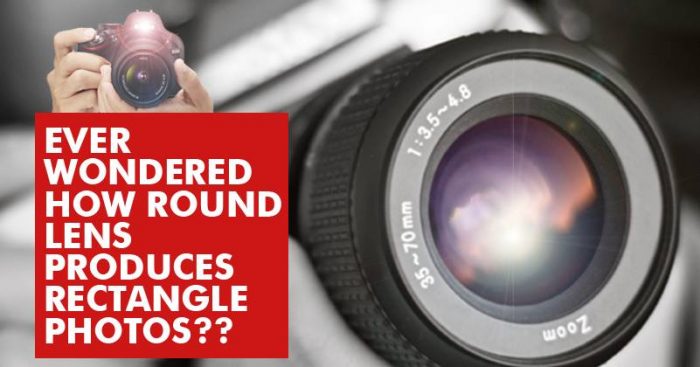 Why & How Does A Circular Camera Lens Produce A Rectangular Image? Your ...