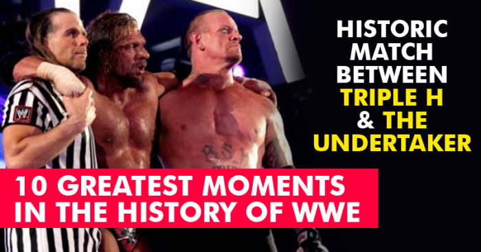 Top 10 Greatest Moments in The History Of WWF/WWE - RVCJ Media