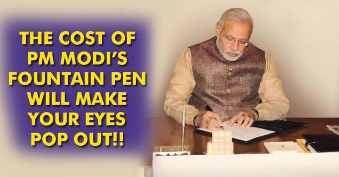 Did You Know Modi Loves To Collect Pens? You'll Be Shocked To Know The ...