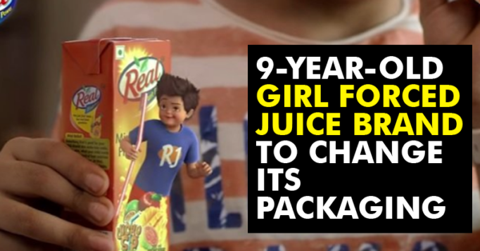 A 9-Yr Girl Forced Dabur Real Juice To Change Its Packaging For A Damn ...