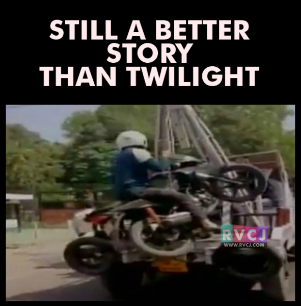 Tow Truck Towed The Bike With Man Sitting On It! Check Out These ...