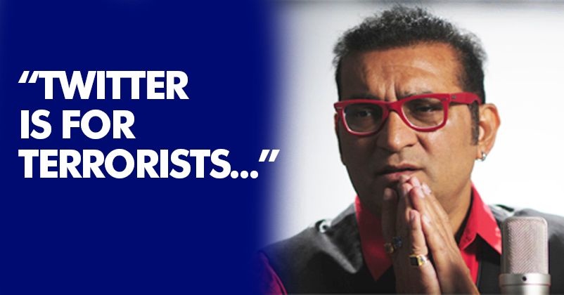 Abhijeet Bhattacharya Reacts To His Twitter Account Suspension! Says ... Abhijeet Bhattacharya Reacts To His Twitter Account Suspension! Says ...