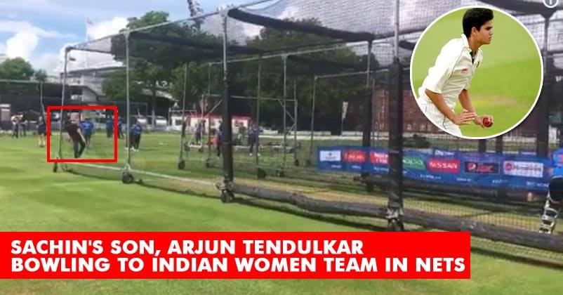 Watch Video! Arjun Tendulkar Is Bowling To Women's Cricket Team To ...