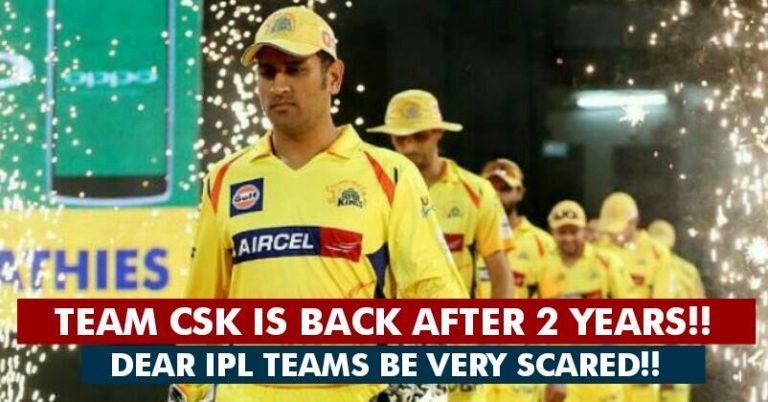 CSK Is Back In IPL After 2 Year Long Ban! It's Celebration Time For ...