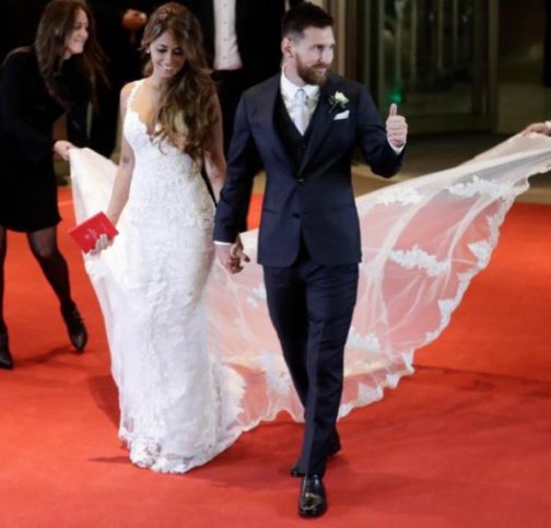 Lionel Messi Gets Married To The Love Of His Life Antonella Roccuzzo ...