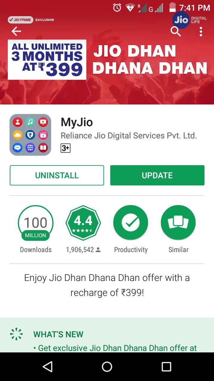 Jio Rocks! MyJio Becomes The 2nd Indian App To Cross 100 Million ...