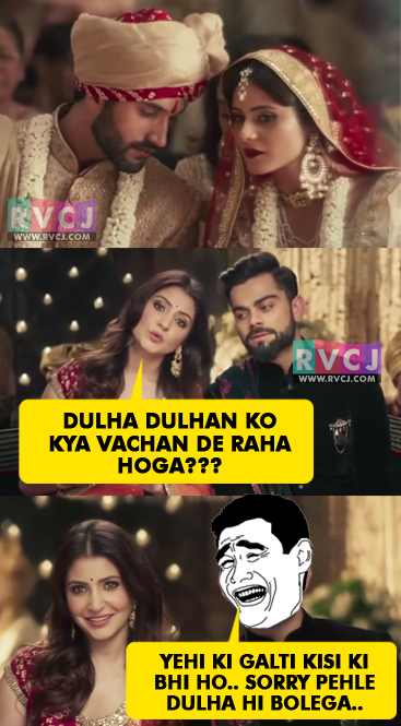 Virat-Anushka's Ad Has Been Turned Into Hilarious Memes. You Can't Miss ...