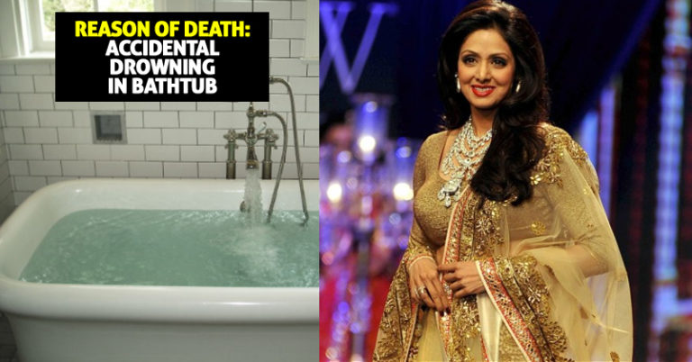 Sridevi Died Because Of Accidental Drowning In Bathtub. Traces Of ...