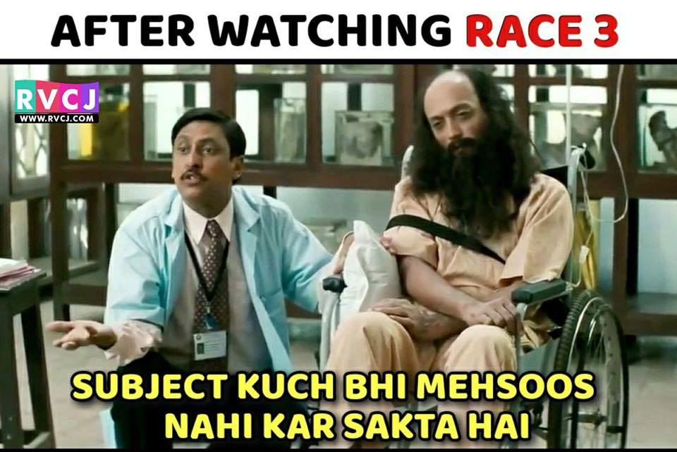 Trollers Trolled Race 3 With Hilarious Memes. These Will Make Your Day ...