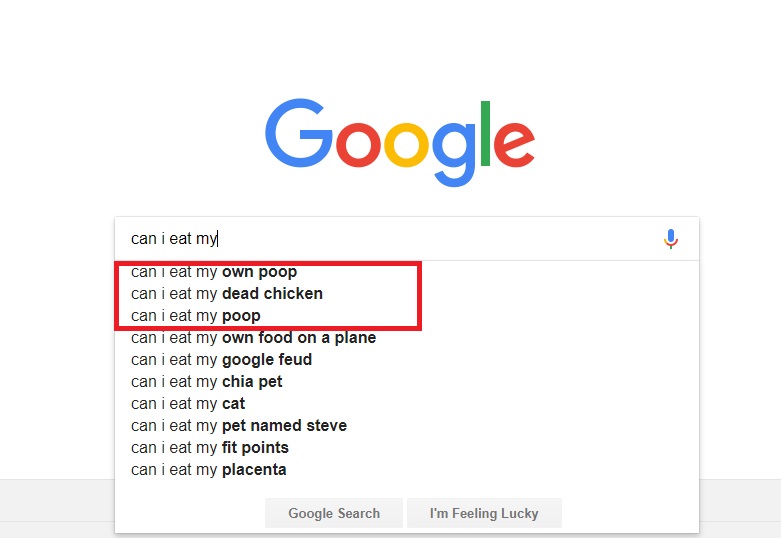 12 Weirdest Google Search Predictions That Will Make You Go ROFL - RVCJ ...