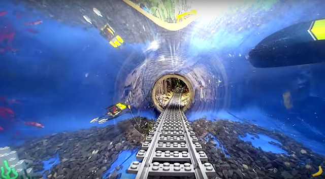 Real Underwater Train