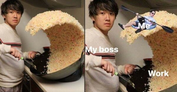 Picture Of A Giant Rice Wave Goes Viral, Netizens Have Turned It Into ...