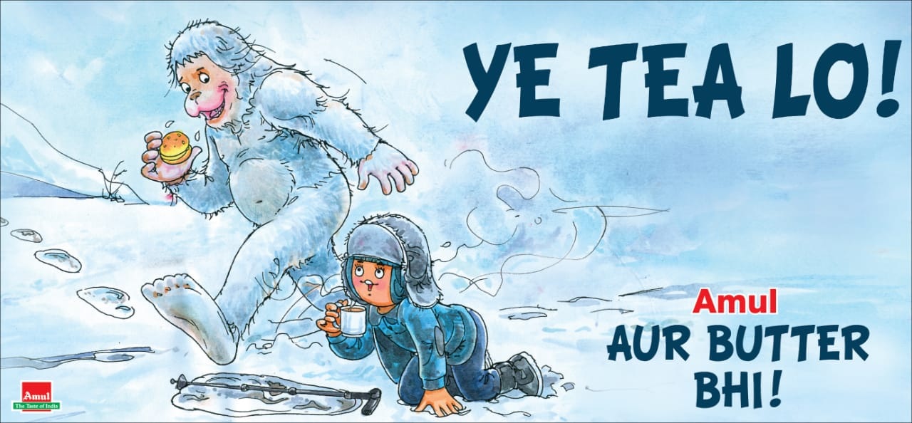 Amul Has The Best & Most Creative Take On Indian Army’s Yeti Tweet ...