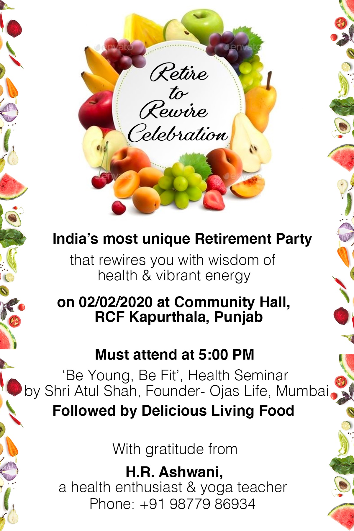Retirement Party RCF Invitation - RVCJ Media