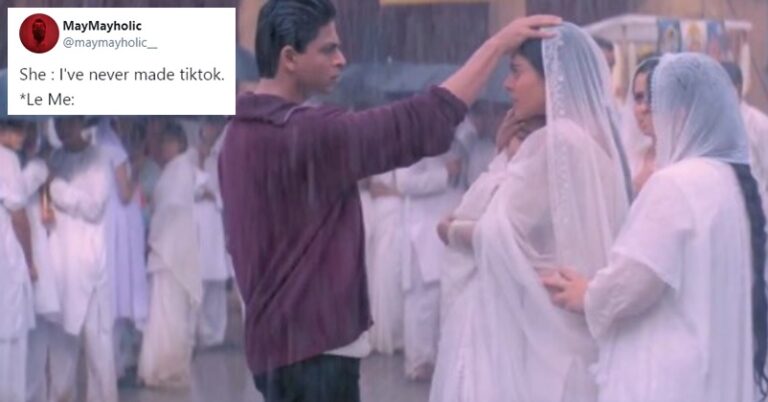 SRK Placing His Hand On Kajol’s Head In A Different Type Of Proposal In ...