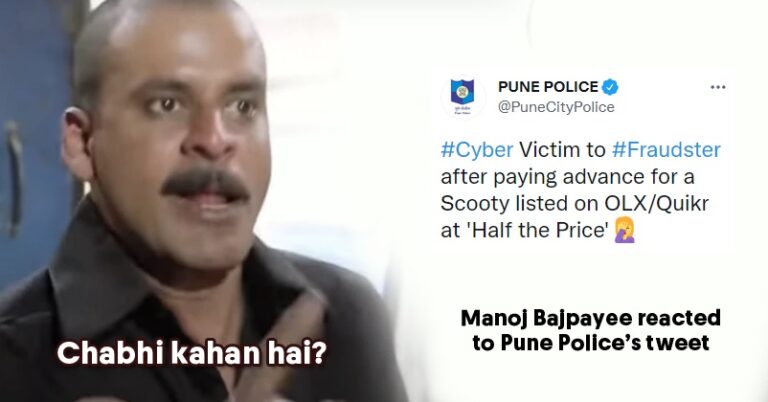 Pune Police Teaches About Cyber Fraud With A Meme Of Manoj Bajpayee’s ...