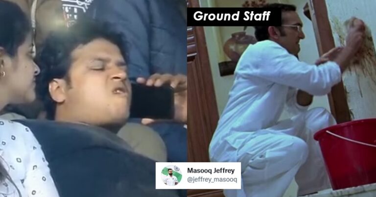 Kanpur Guy Chewing Gutkha During INDvsNZ Test Sets Twitter On Fire With ...