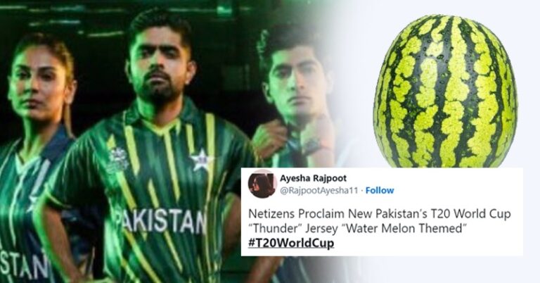 Pakistan Cricket Team’s Watermelon Or Parval Themed Jersey Sparks Meme ...