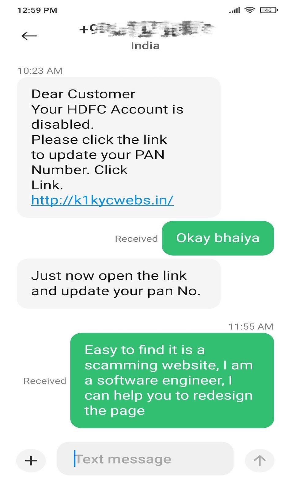 Software Engineer Scammed The Scammer On The Pretext Of Making A Real ...