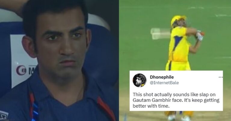 Gautam Gambhir’s Upset Look After 2 Consecutive Sixes Of MS Dhoni Is A ...