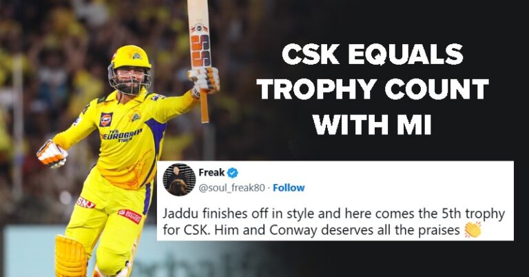 CSK Lifting IPL Trophy For The 5th Time & Equaling Count With MI Sets ...