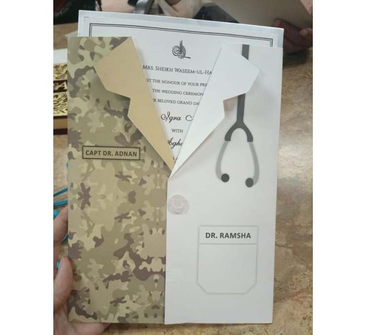 This Fauji Weds Doctor Wedding Invitation Card Makes Netizens Go WTF ...