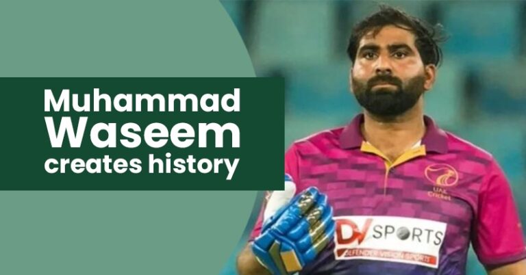 UAE Cricketer Muhammad Waseem Scripts History, Becomes World’s Fastest ...