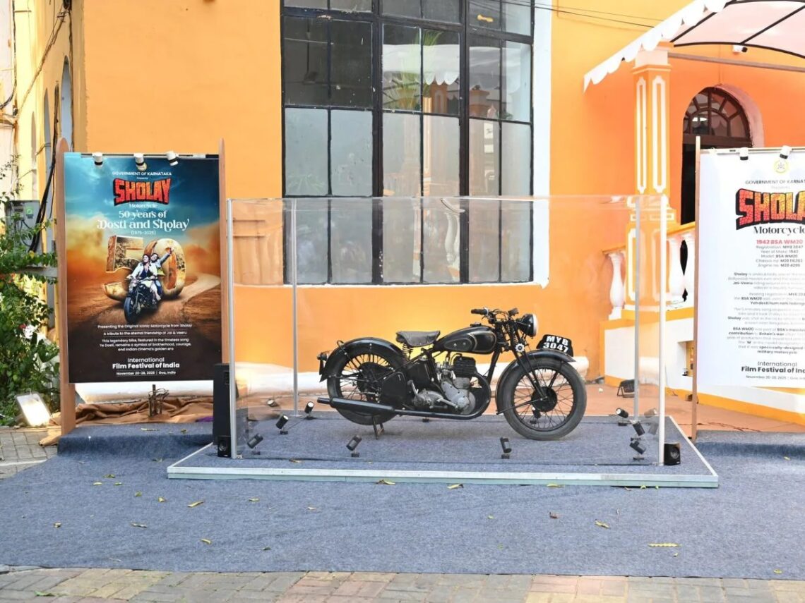 The Classic ‘Sholay’ Motorcycle, Born In WWII, Is Exhibited In Goa ...